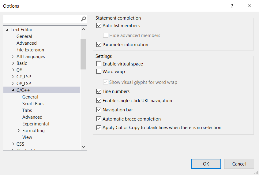 How to format code in Visual Studio 2019